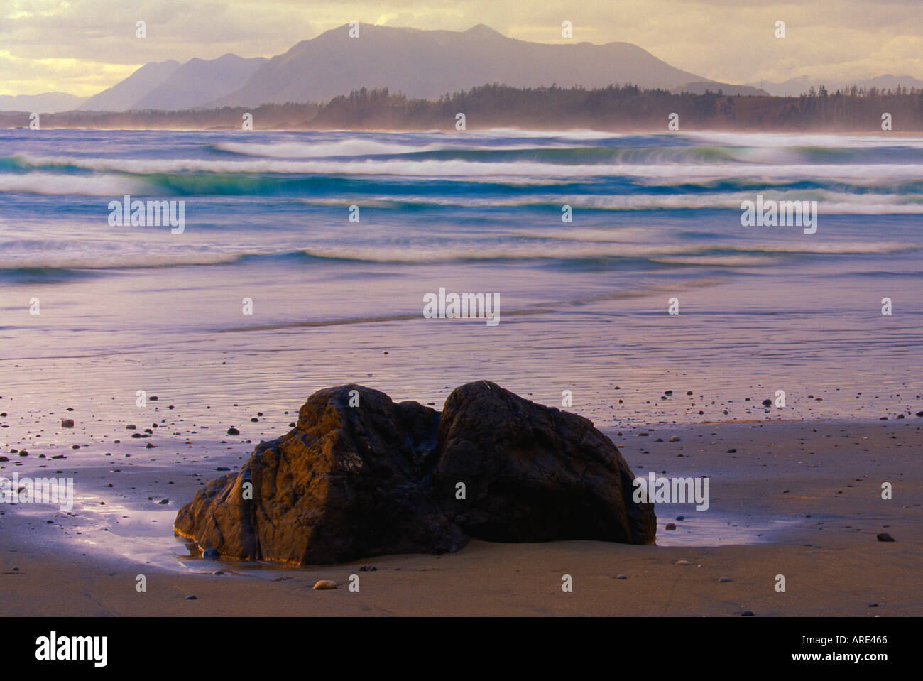Pacific Ocean Waves at Long Beach Stock Photo - Alamy