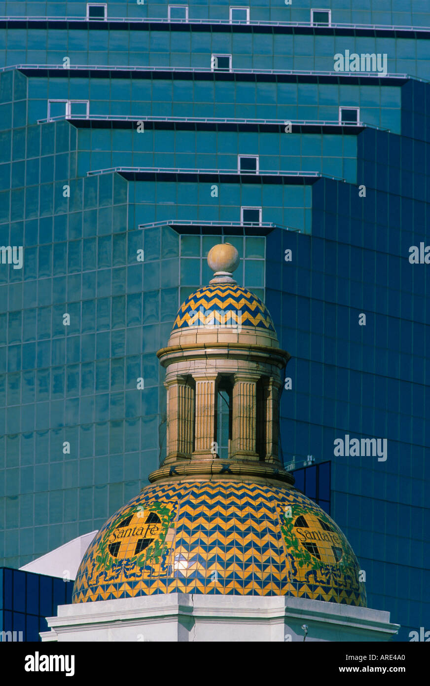 Historic Sante Fe Railway Station Stock Photo - Alamy