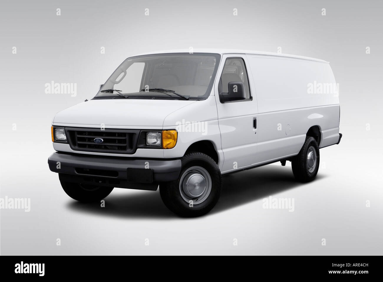 White van side view Cut Out Stock Images & Pictures - Alamy