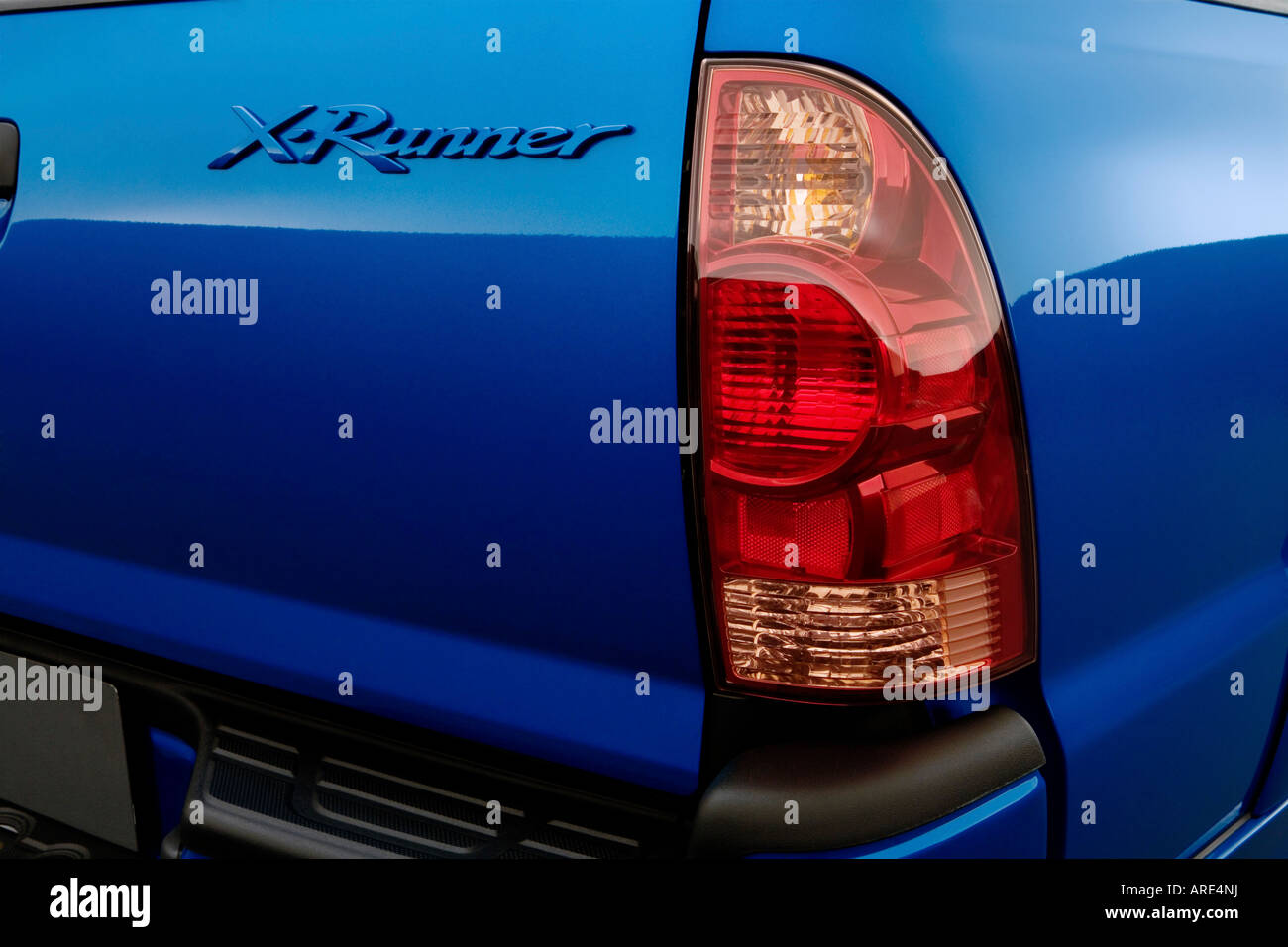 2005 Toyota Tacoma XRunner in Blue - Tail light Stock Photo - Alamy