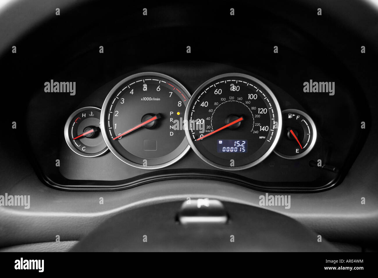 2006 Subaru Outback 2.5i in Silver - Speedometer/tachometer Stock Photo ...