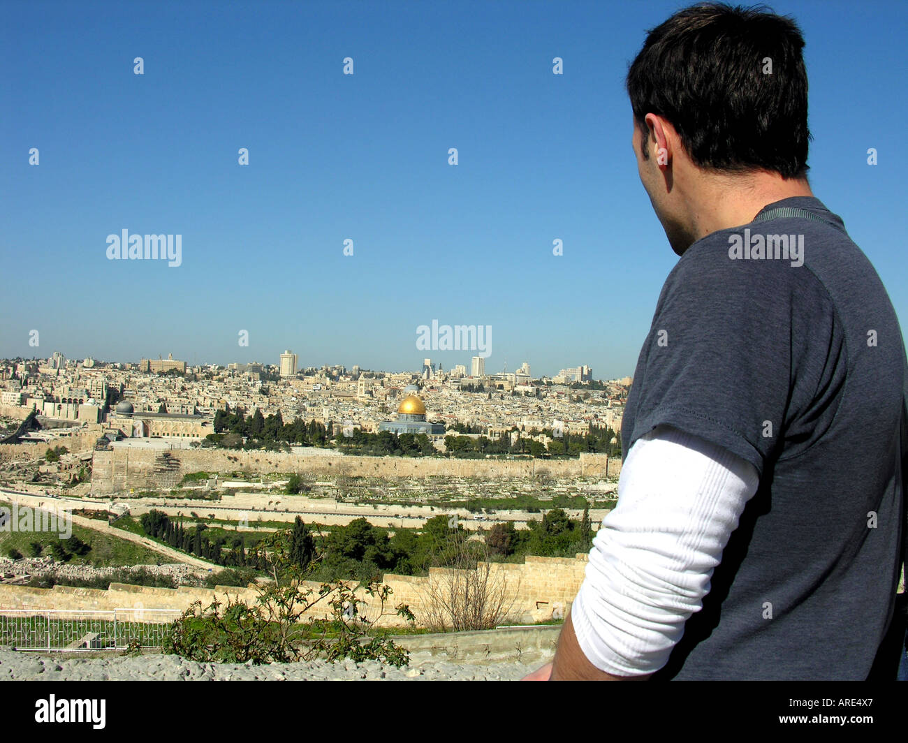 Jesus looking over jerusalem hi-res stock photography and images - Alamy