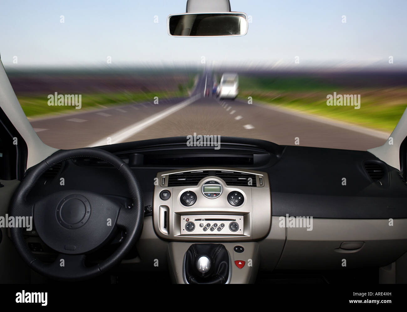 Car board on the highway Stock Photo - Alamy