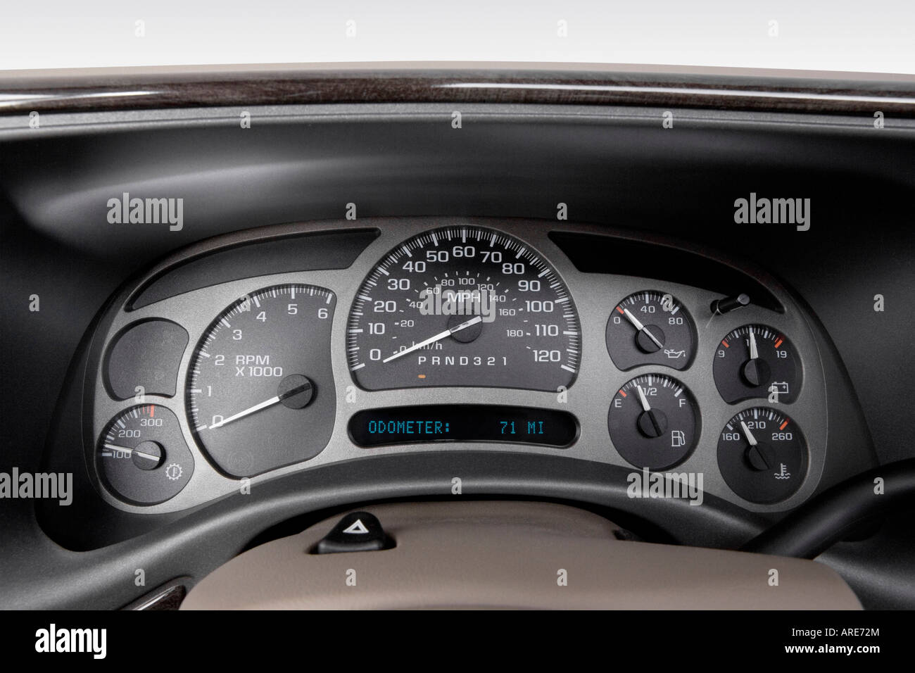 2006 GMC Yukon Denali in Black - Speedometer/tachometer Stock Photo - Alamy