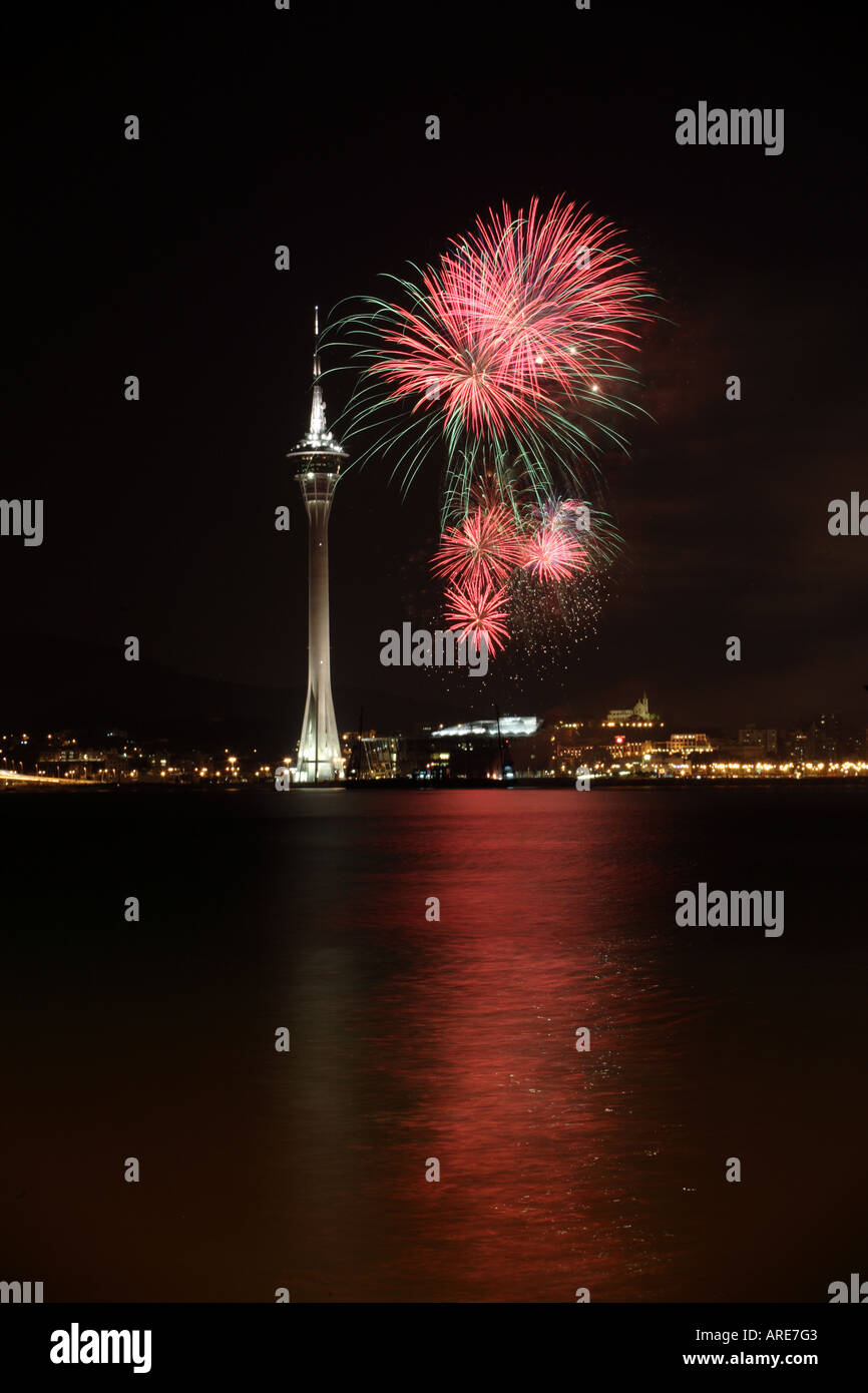 Macau fireworks hi-res stock photography and images - Alamy