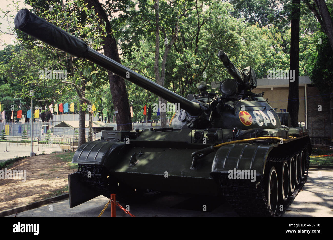 Tank Reunification Palace Ho Chi Minh City Saigon Vietnam Stock Photo - Alamy