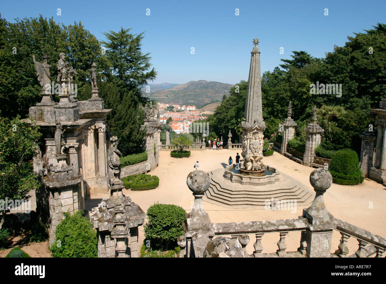 Lamego, town famed for its sparkling wine, Portugal Stock Photo - Alamy