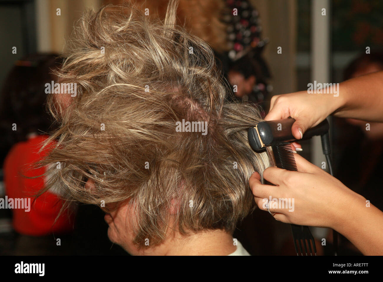 Dishevelled hair hi-res stock photography and images - Alamy