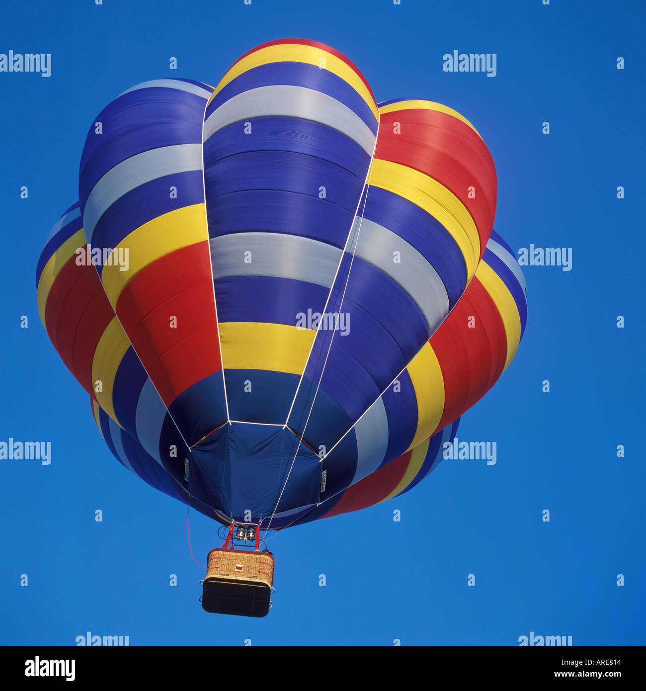 Hot Air Balloon Airborne Stock Photo - Alamy