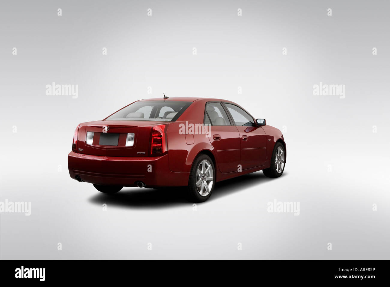 2006 Cadillac CTS-V in White - Rear angle view Stock Photo - Alamy