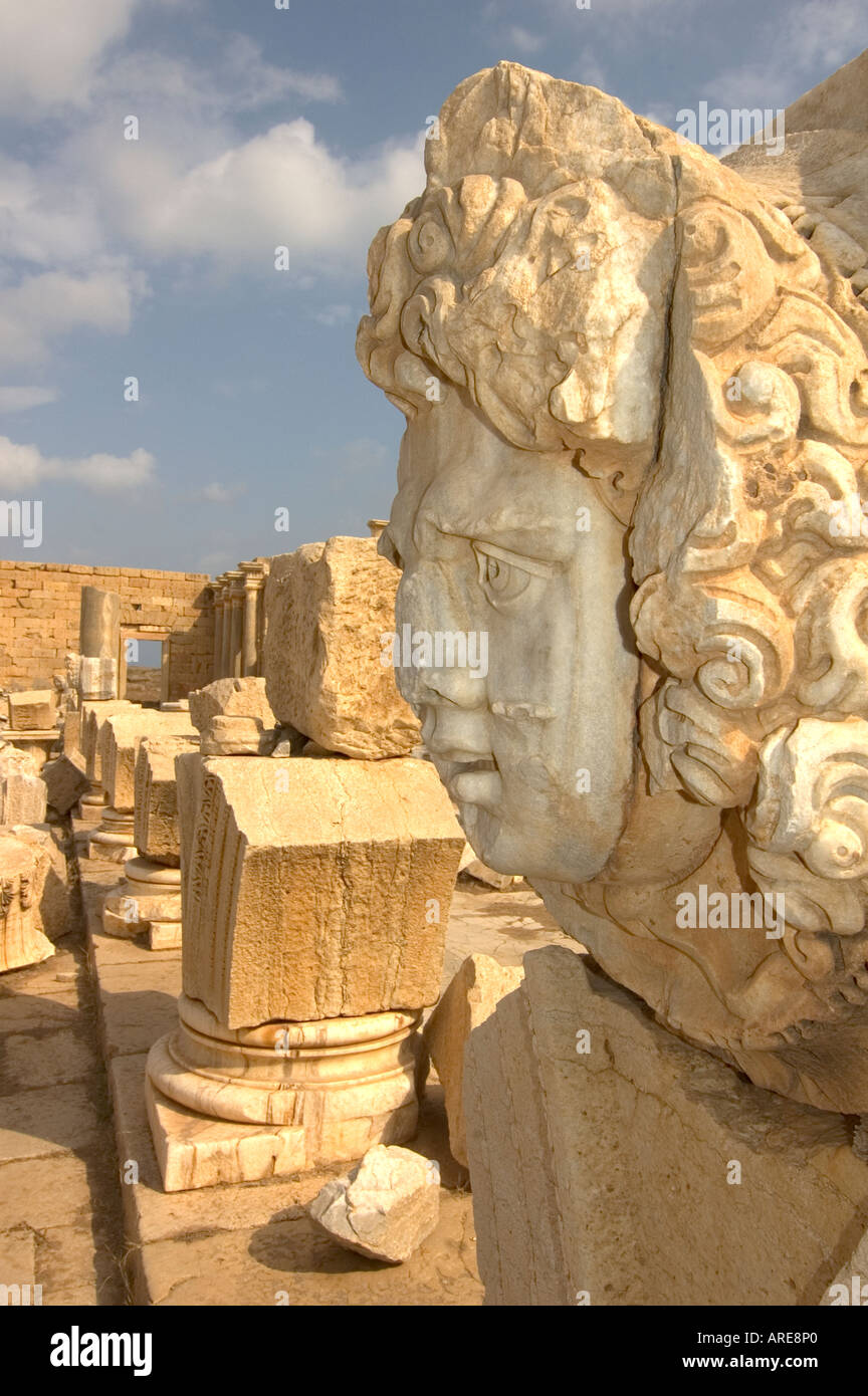 Libya leptis magna amphitheatre leptis hi-res stock photography and ...