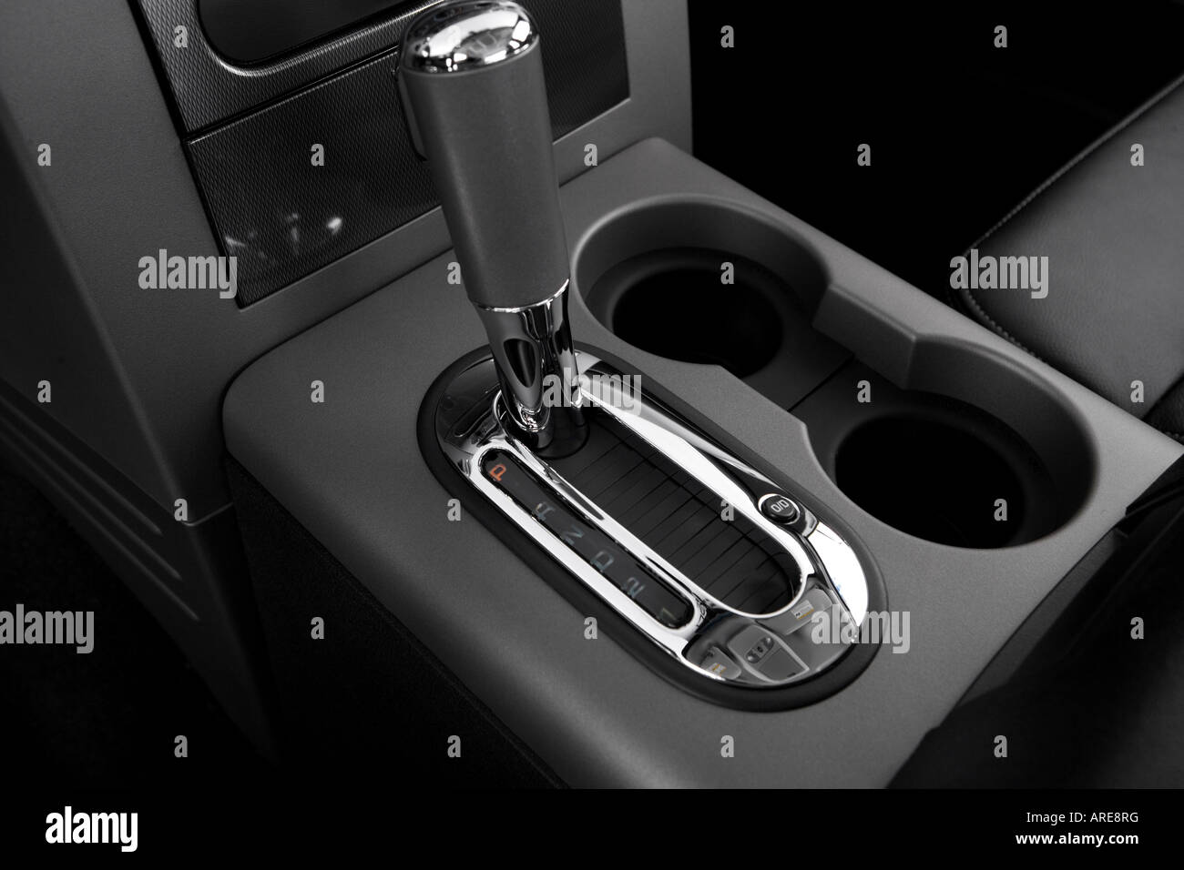2006 Ford F-150 FX4 in White - Gear shifter/center console Stock Photo ...