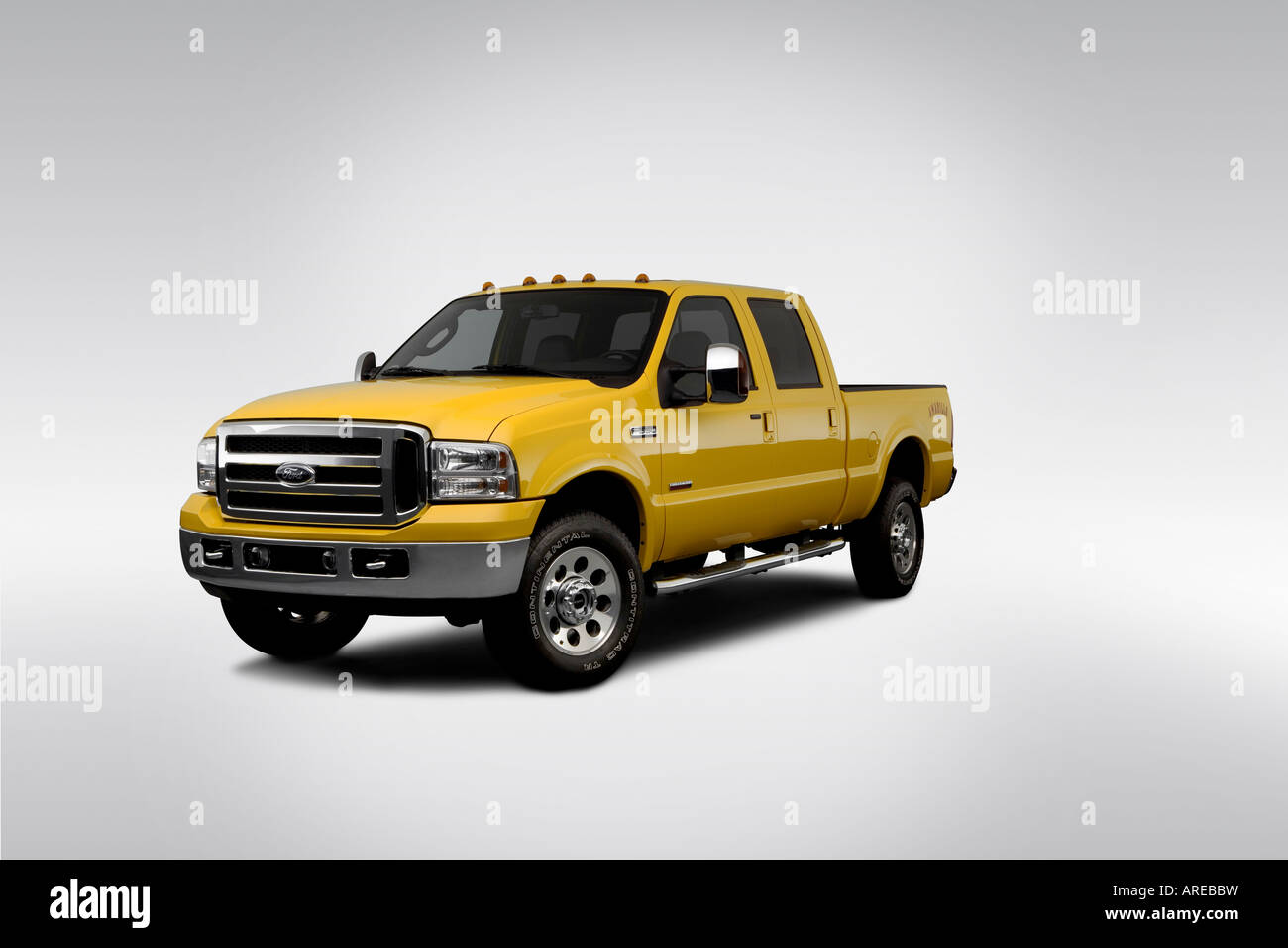 2006 Ford F-350 SD Lariat Amarillo in Yellow - Front angle view Stock ...