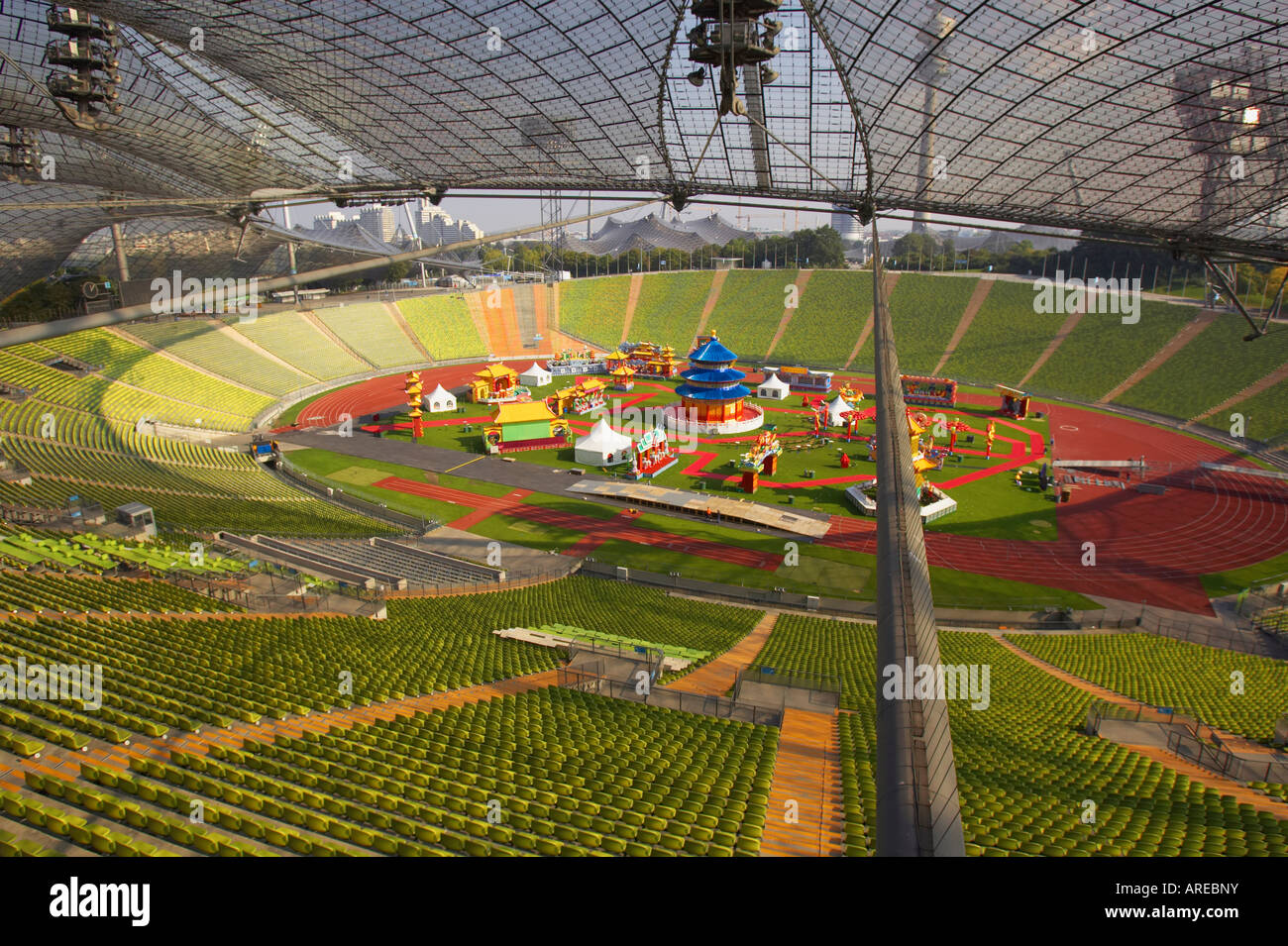 Olympic Stadium Munich Germany Stock Photo - Alamy