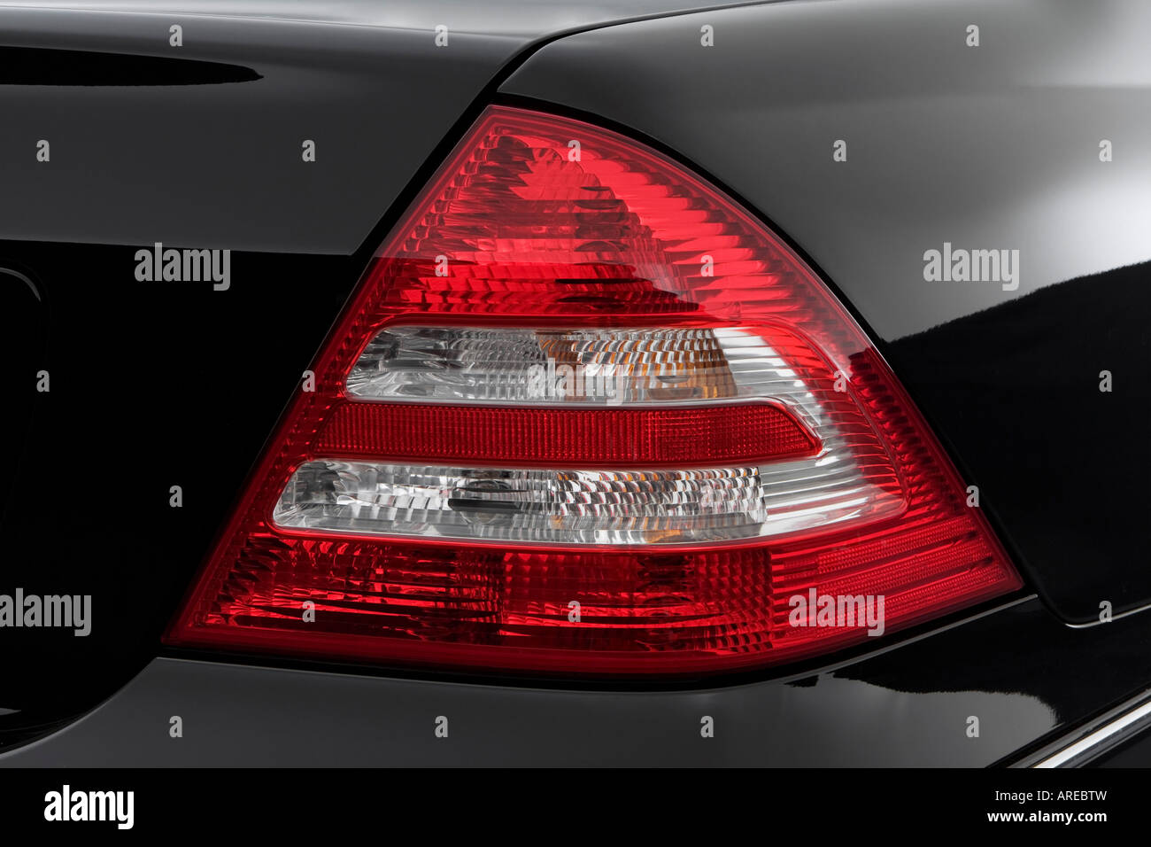 2006 Mercedes-Benz C230 Sport in Black - Tail light Stock Photo - Alamy