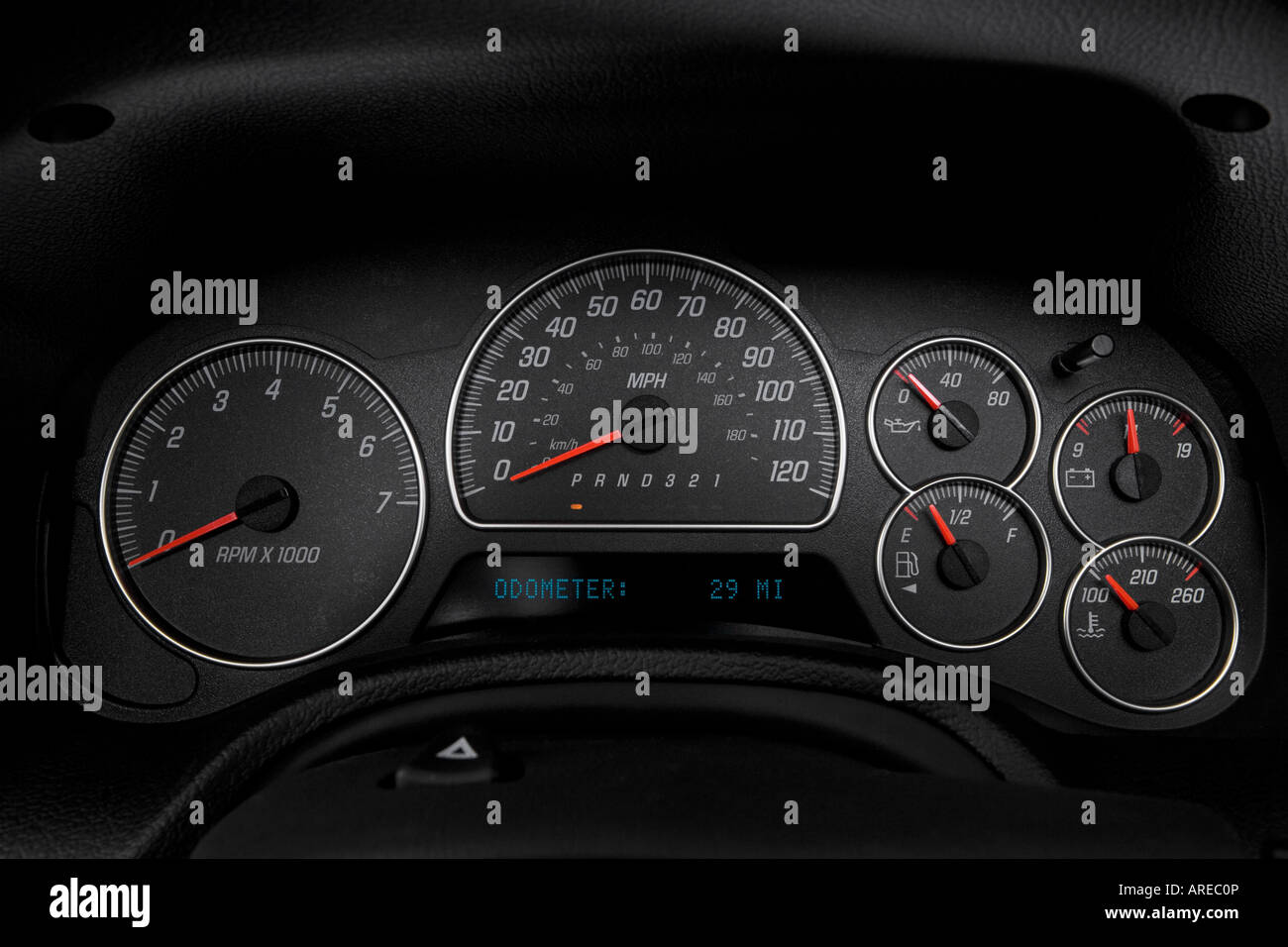 2006 GMC Envoy XL Denali in Silver - Speedometer/tachometer Stock Photo ...