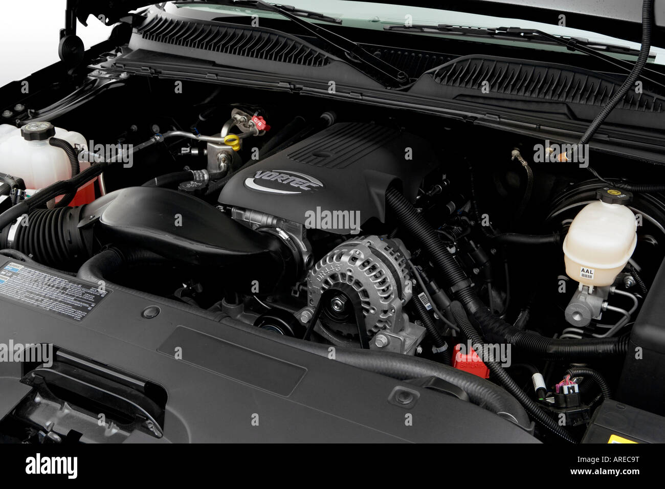 2006 Chevrolet Silverado 1500 LT in Black - Engine Stock Photo - Alamy