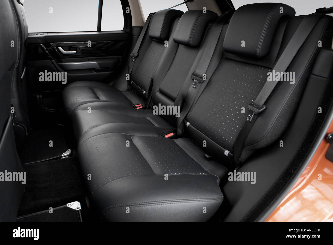 2006 Land Rover Range Rover Sport Supercharged in Orange - Rear seats ...