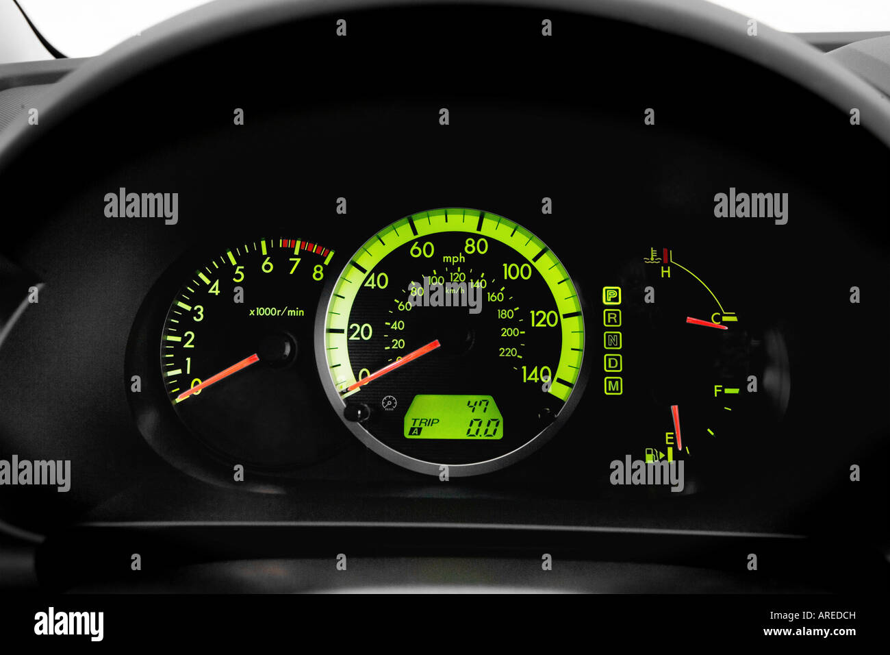 2006 Mazda MAZDA5 Touring in Blue - Speedometer/tachometer Stock Photo ...