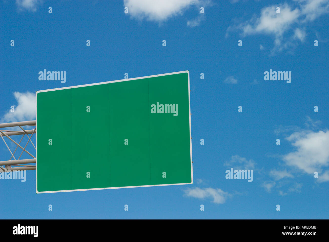 Roadway highway motorway expressway freeway roadside sign hi-res stock ...