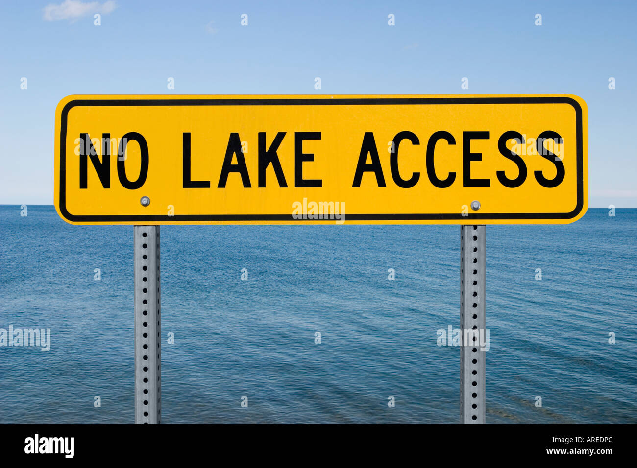 Road Sign Warning Denied Access Stock Photos & Road Sign Warning Denied ...