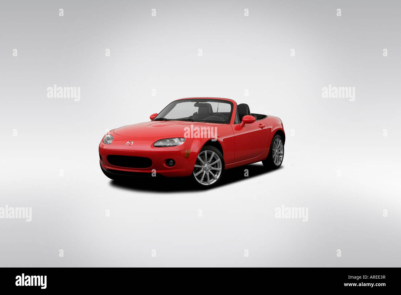 2006 Mazda MX-5 Miata Grand Touring in Red - Front angle view Stock ...