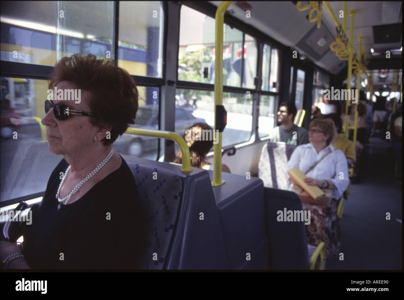 Eldery in bus hi-res stock photography and images - Alamy