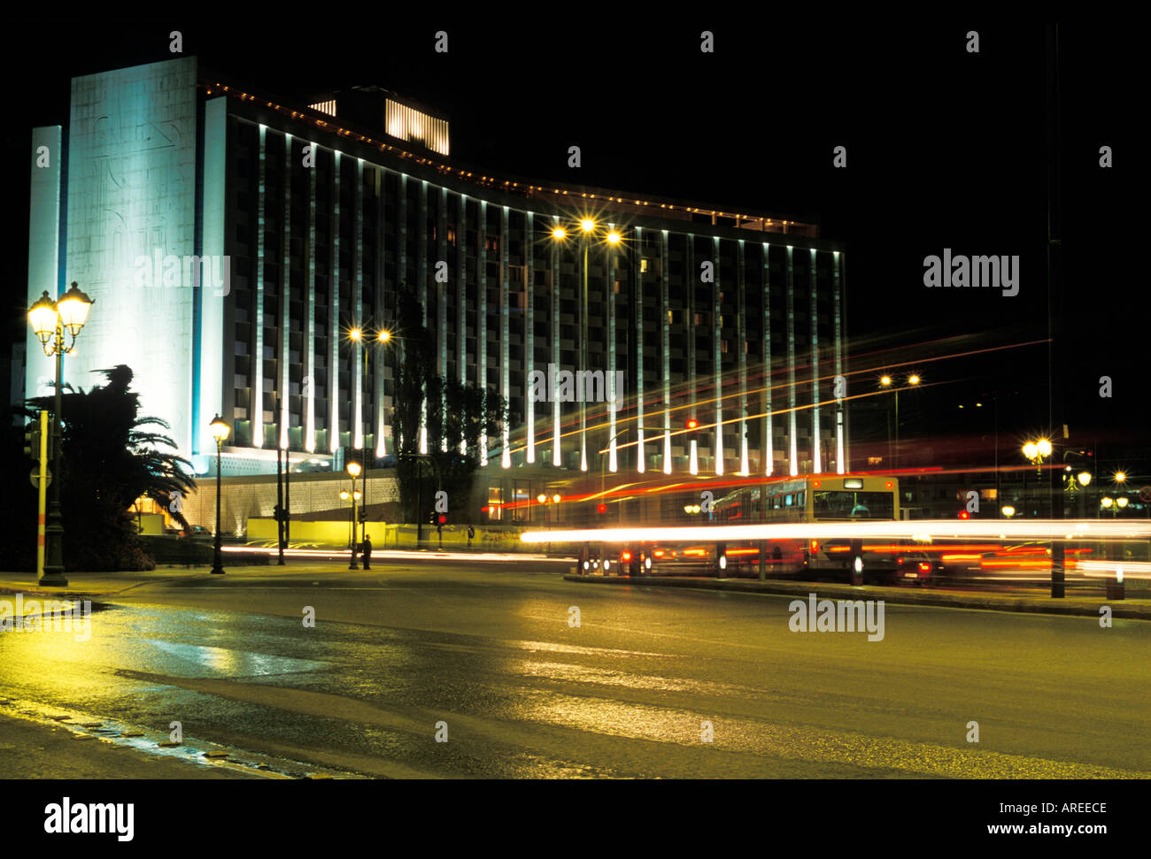 Hilton Hotel At Night