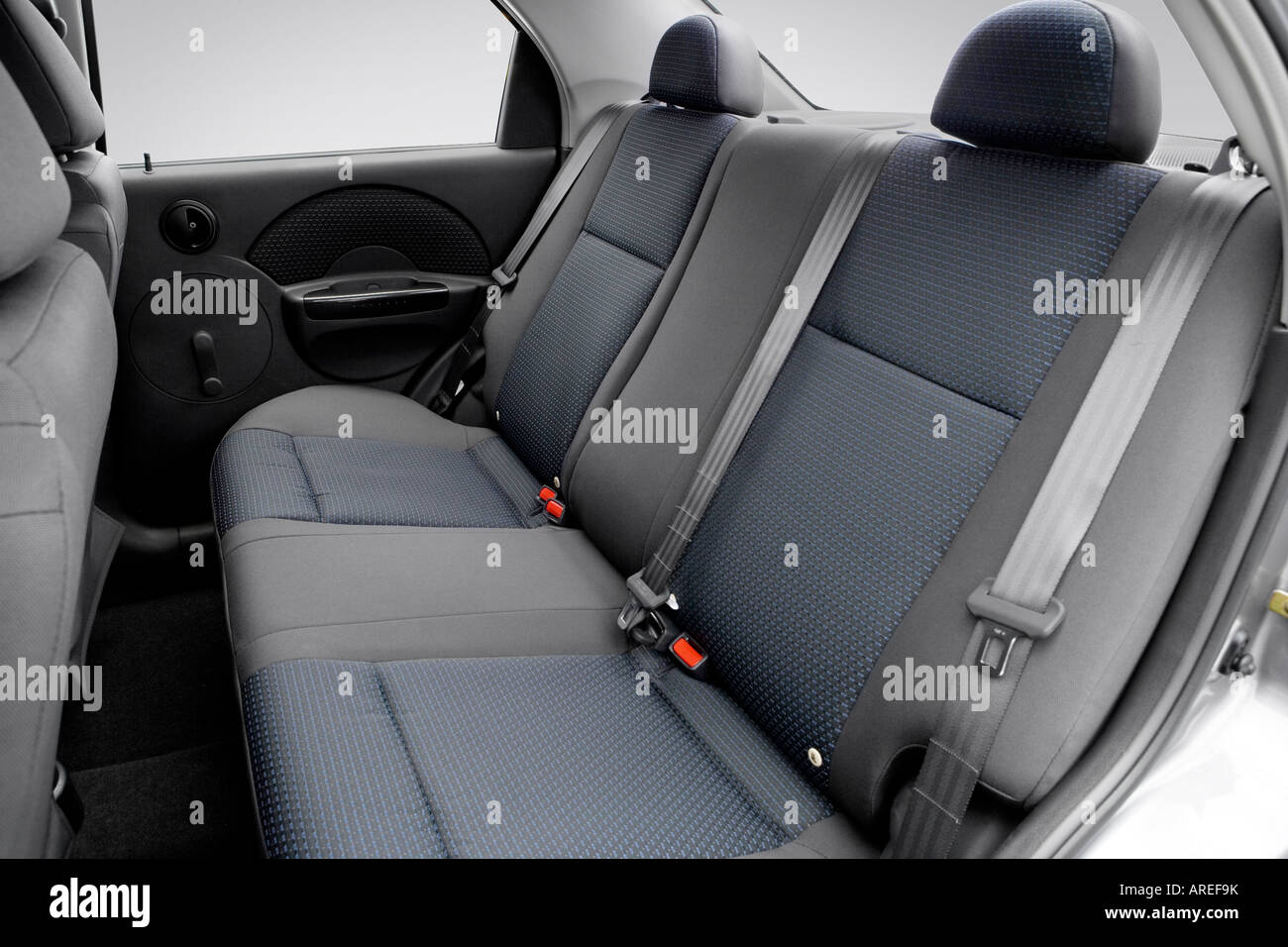 2006 Chevrolet Aveo SV in Gray - Rear seats Stock Photo - Alamy