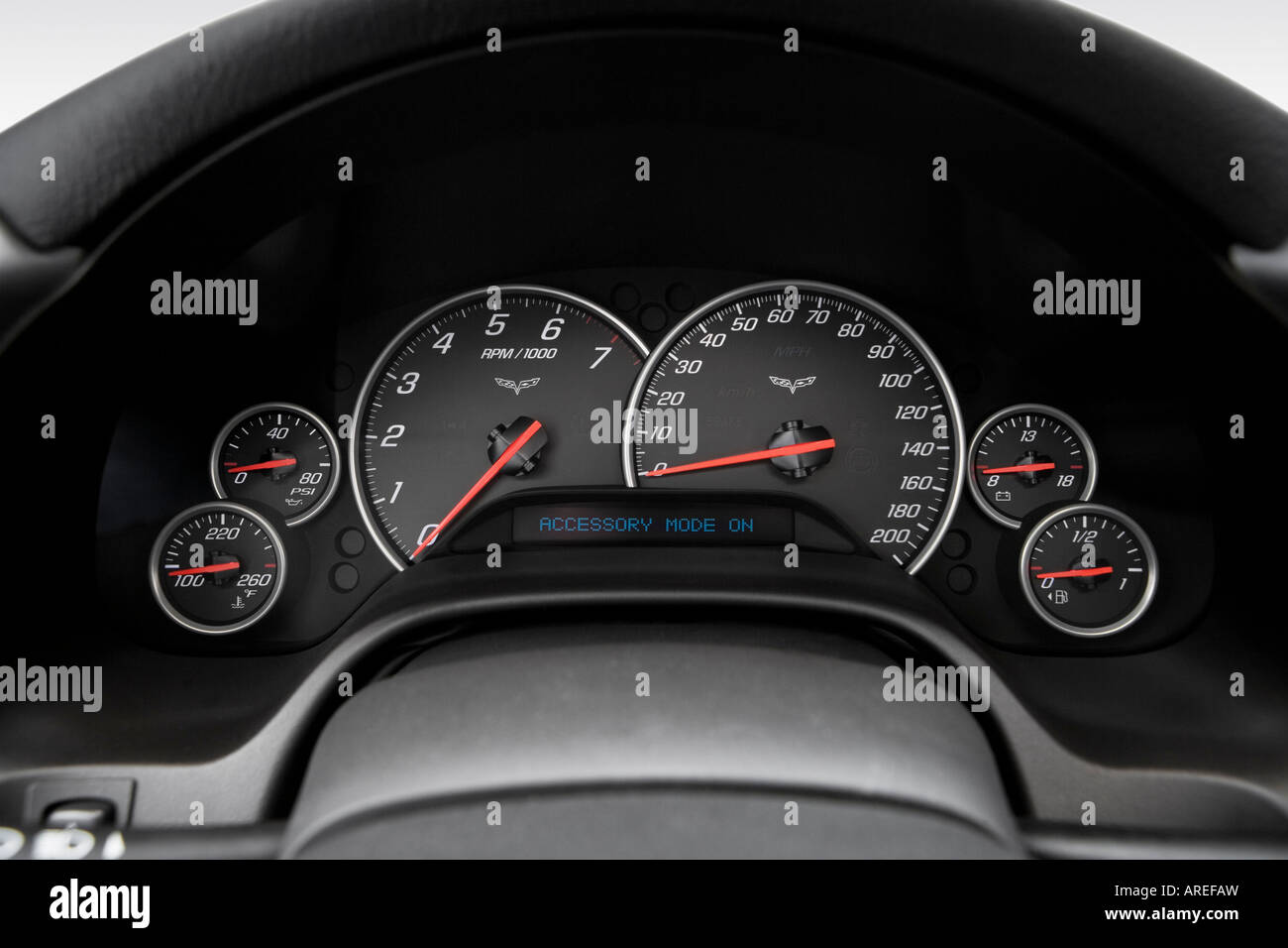 2006 Chevrolet Corvette LT in Silver - Speedometer/tachometer Stock ...