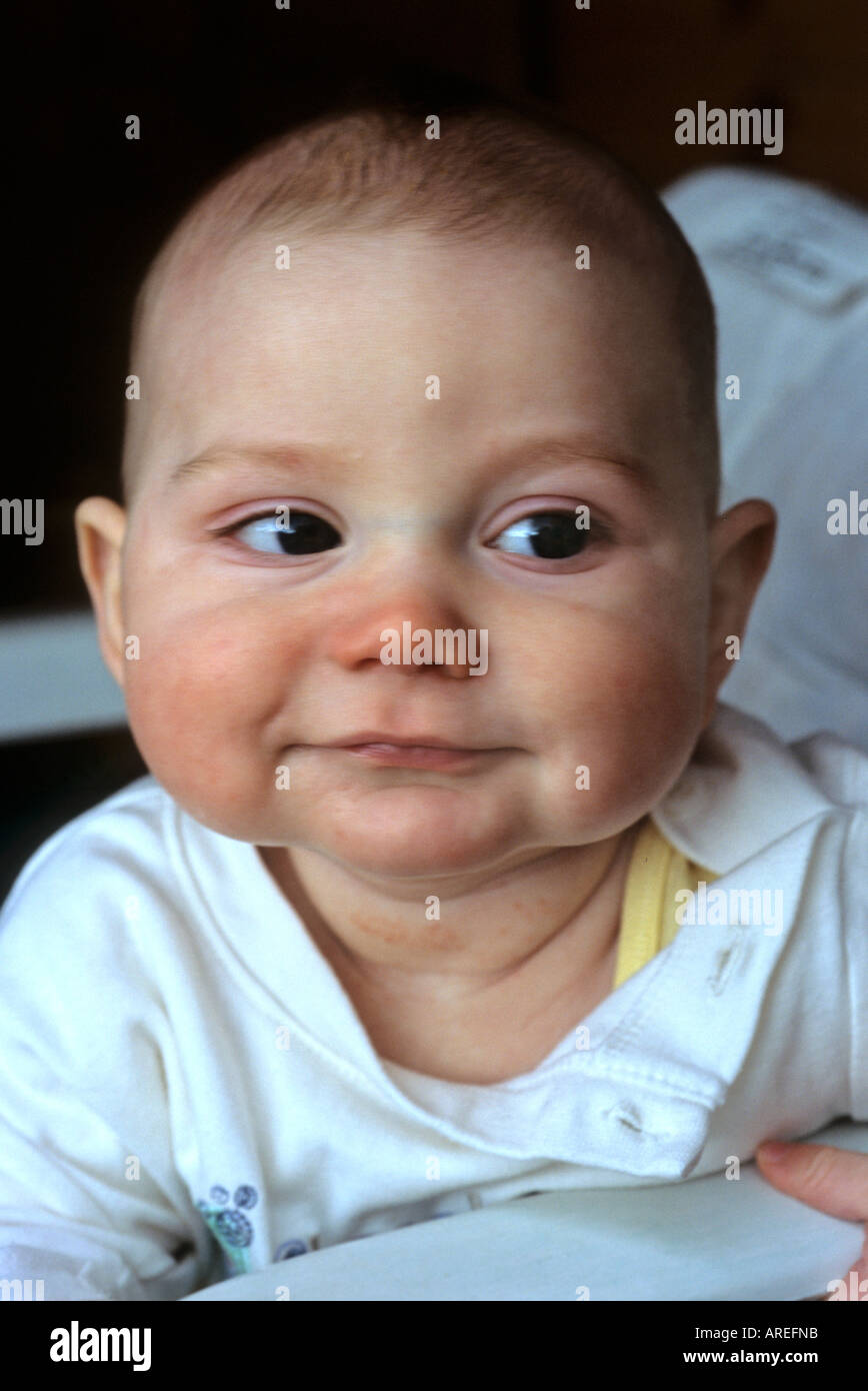 Expressions and emotions of babies hi-res stock photography and images ...