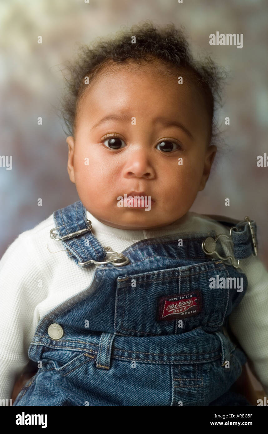 Portrait African American baby Stock Photo - Alamy