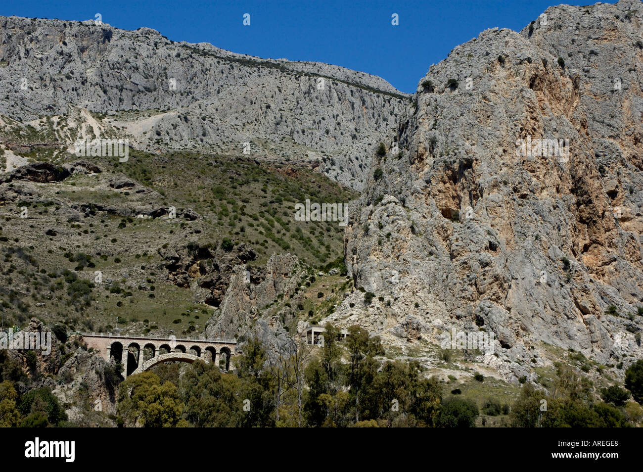 Bridge between cliffs in hi-res stock photography and images - Alamy