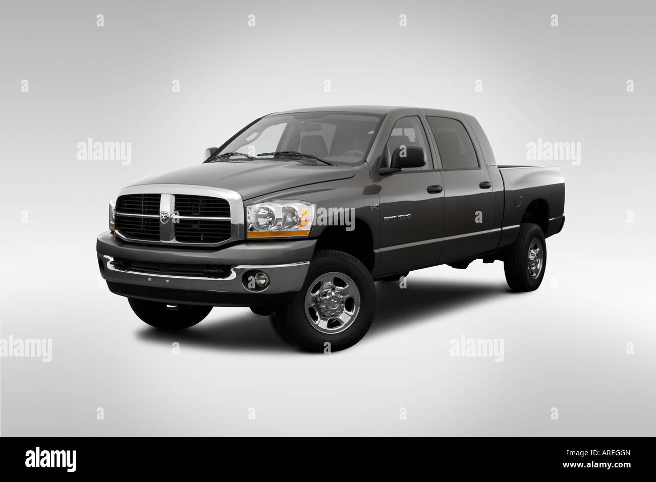 2006 Dodge Ram 1500 SLT Mega in Gray - Front angle view Stock Photo - Alamy