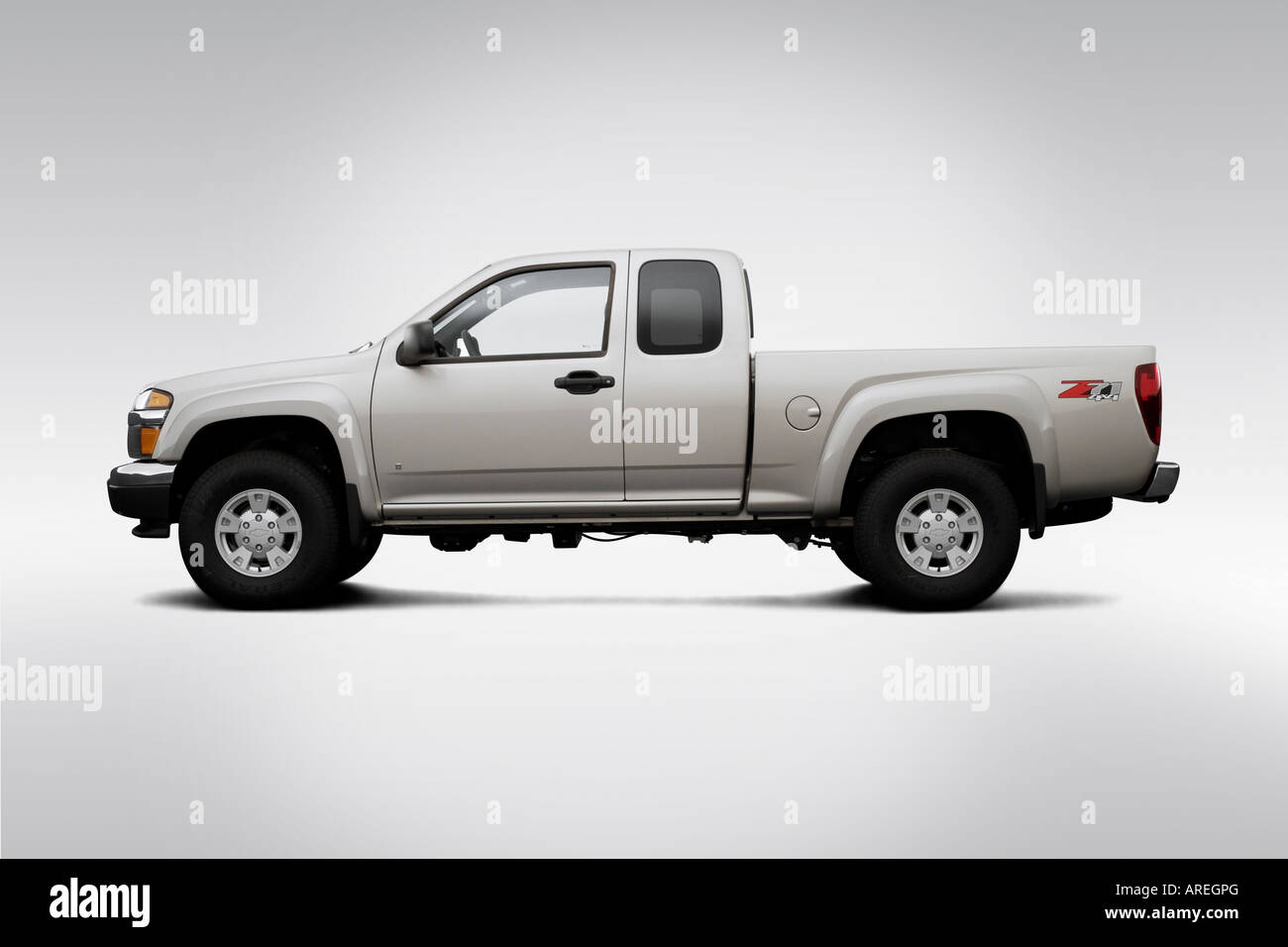 2006 Chevrolet Colorado LT in Silver - Drivers Side Profile Stock Photo ...