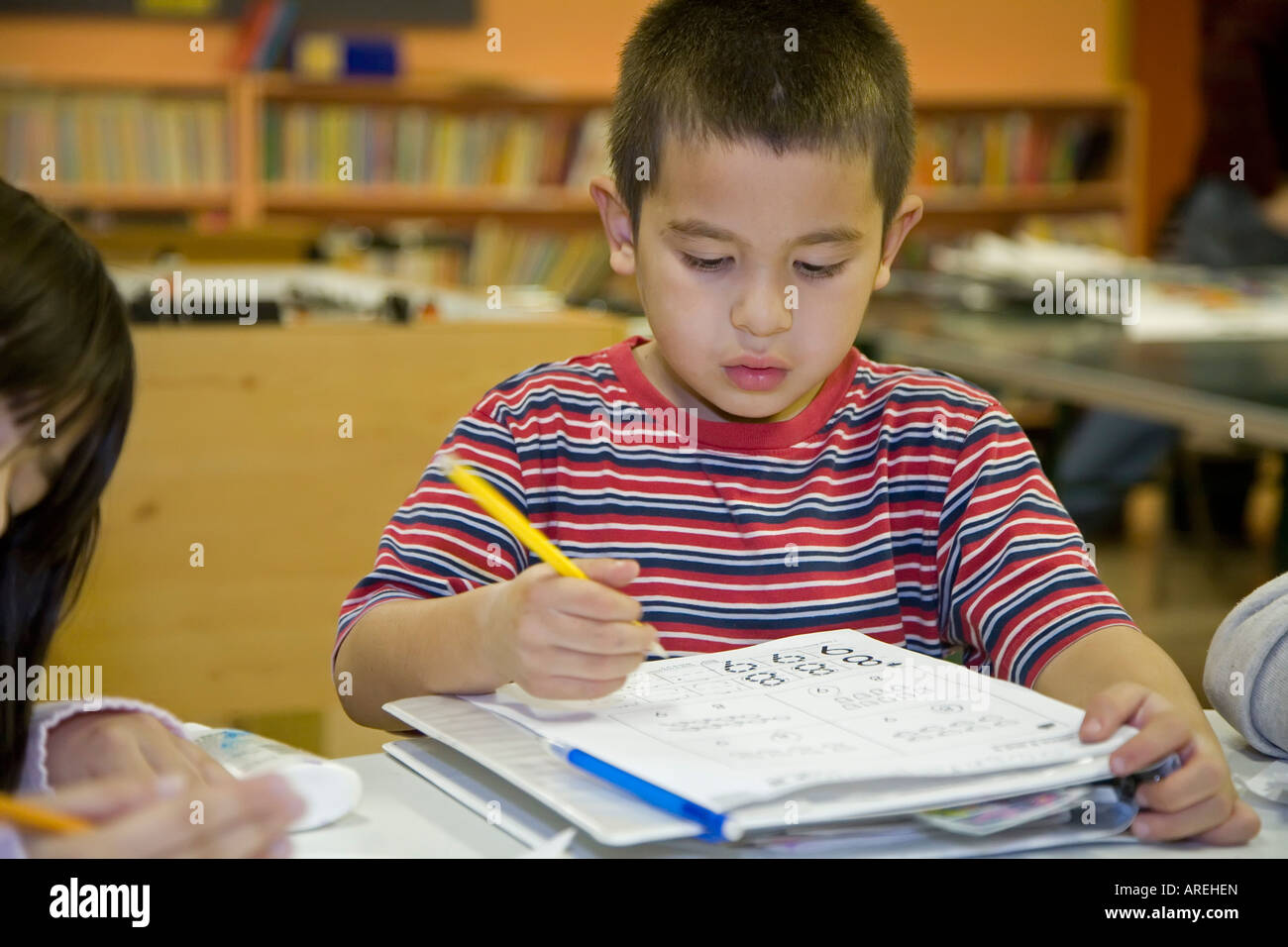 Children study homework after school hi-res stock photography and ...