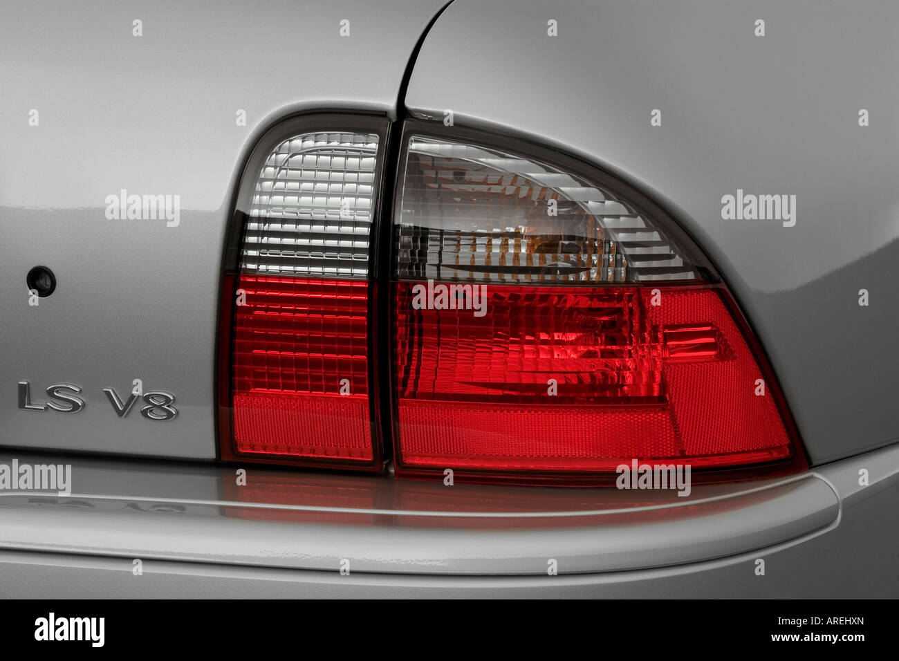 2006 Lincoln LS V8 Sport in Silver - Tail light Stock Photo - Alamy