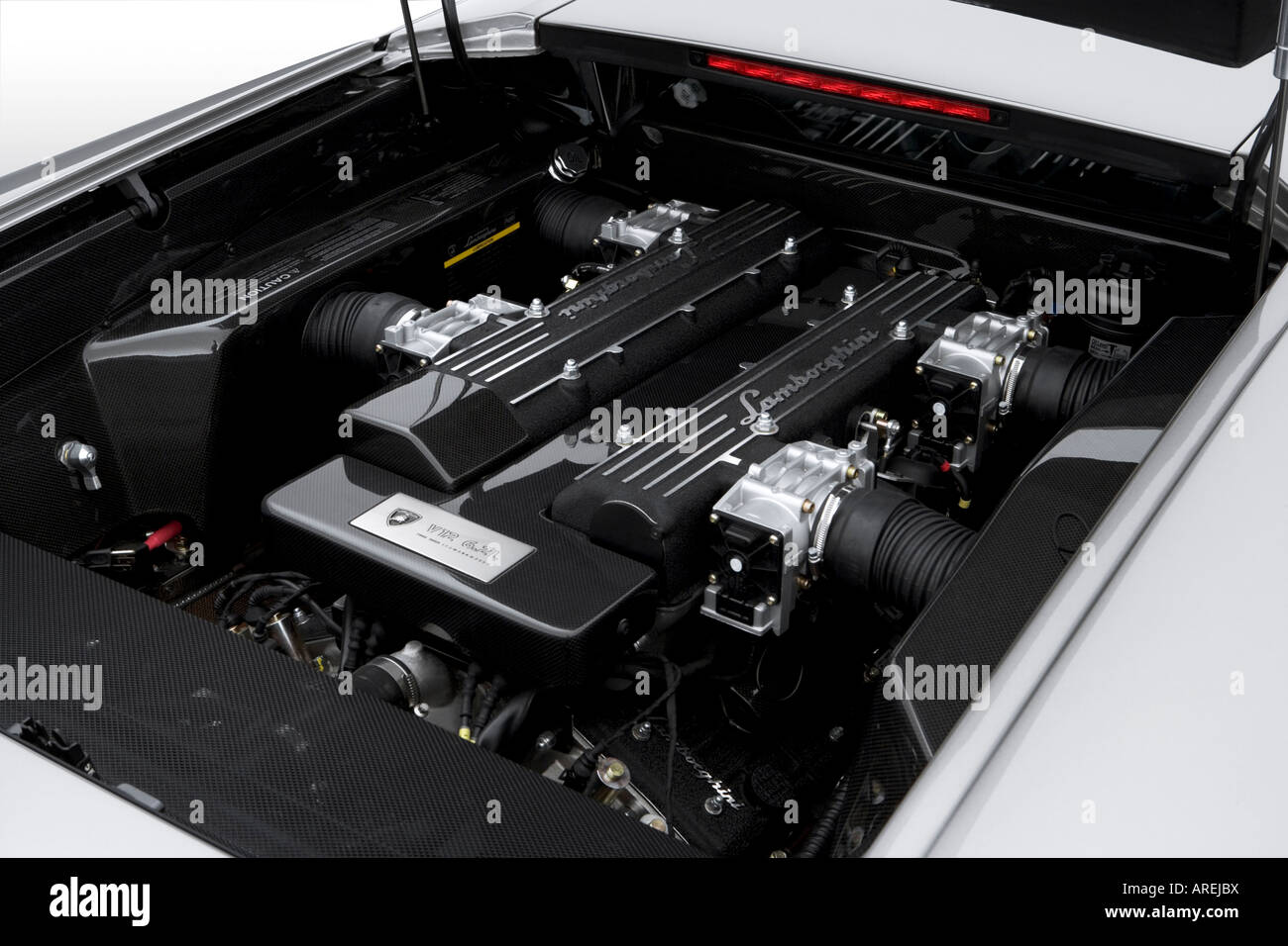 2006 Lamborghini Murcielago in Gray - Engine Stock Photo - Alamy