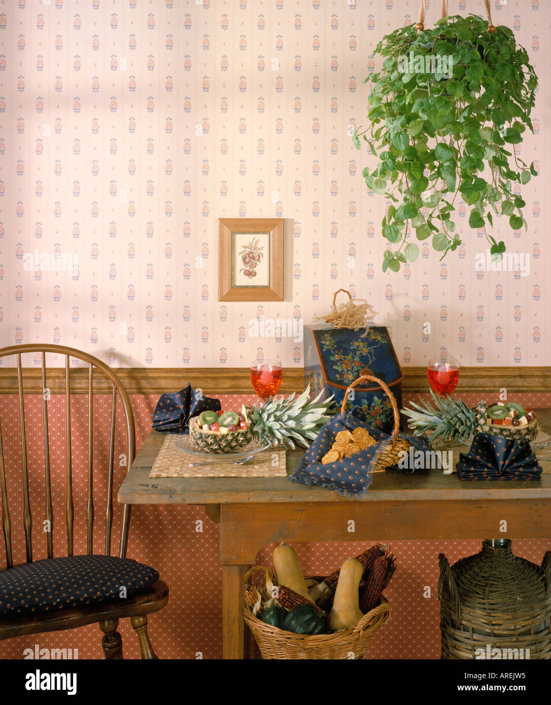 room interior kitchen counter food Stock Photo - Alamy