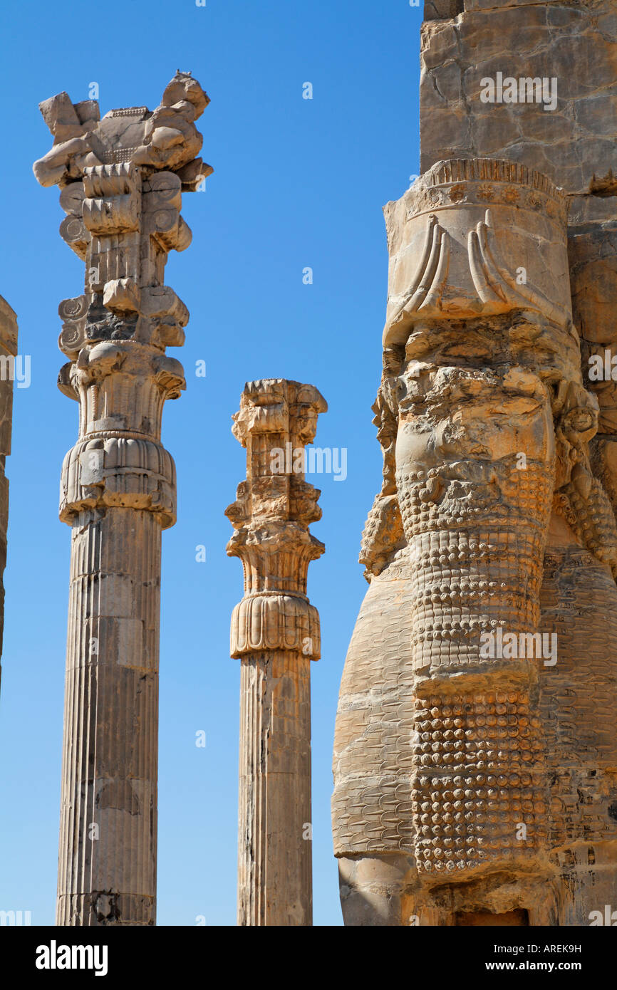 Gate of all nations this is what persia was hi-res stock photography ...