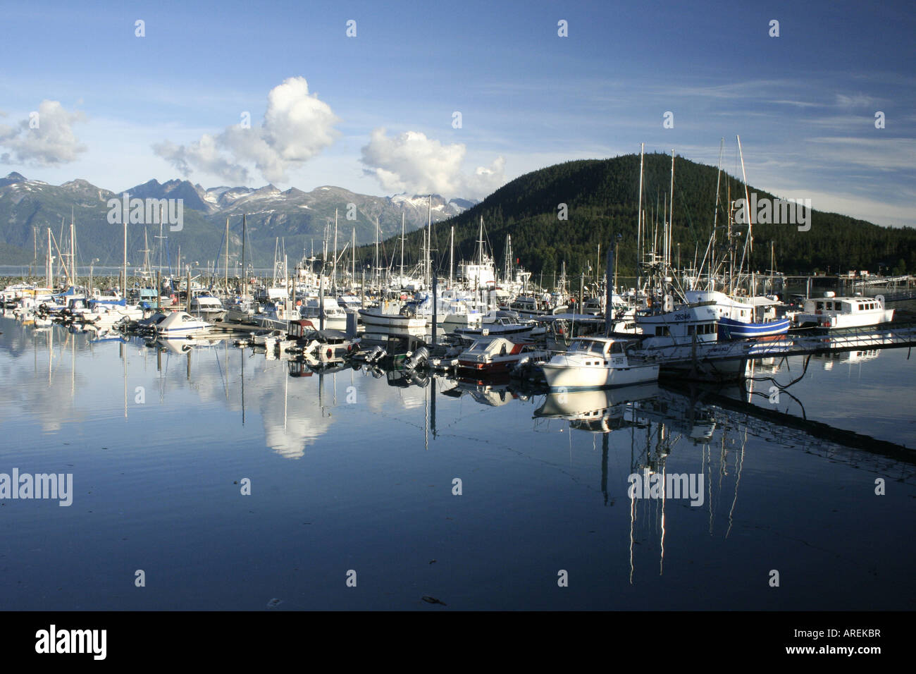 Yachts in Haines, Alaska Stock Photo - Alamy