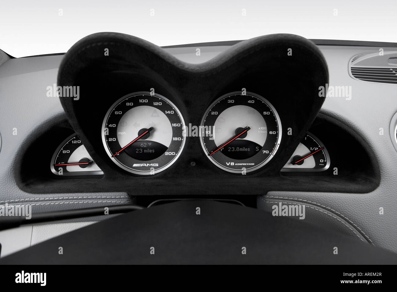 2006 Mercedes-Benz SL55 AMG in Silver - Speedometer/tachometer Stock ...