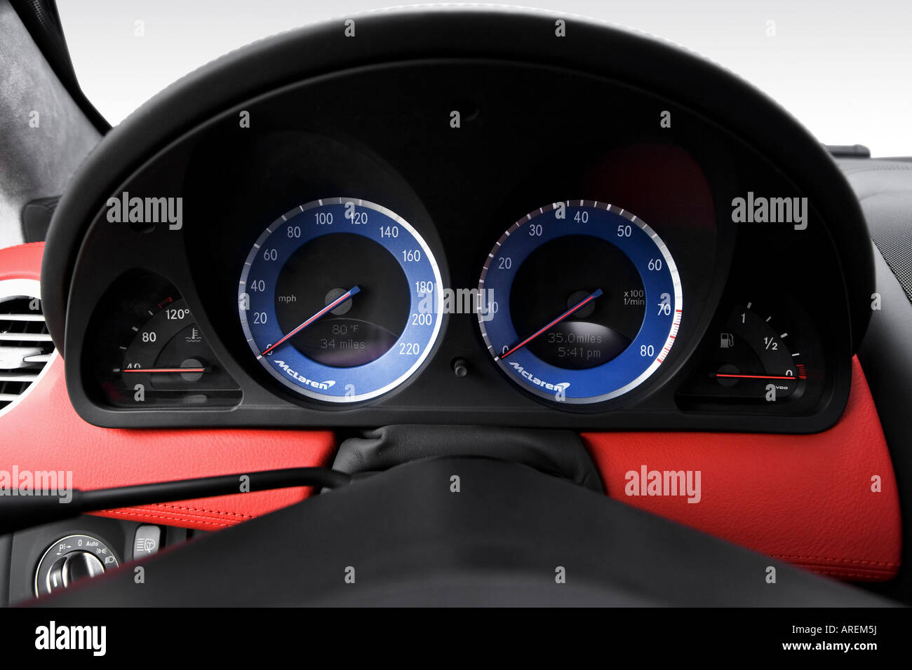 2006 Mercedes-Benz SLR McLaren in Black - Speedometer/tachometer Stock ...