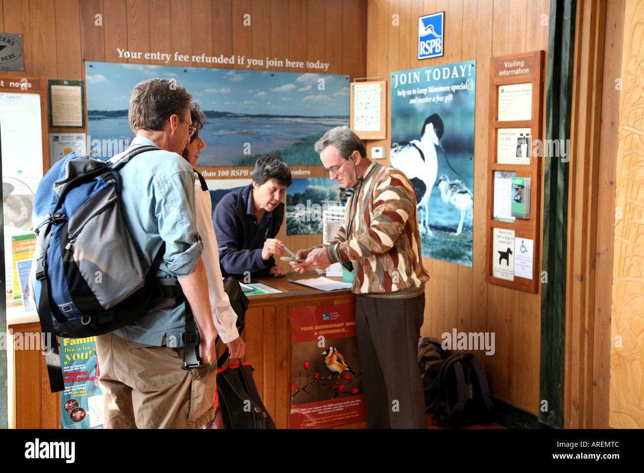 Entrance to RSPB Minsmere bird reserve Suffolk England Stock Photo - Alamy