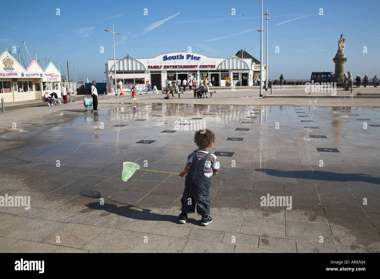 Seafront South Pier Lowestoft Suffolk England Stock Photo - Alamy