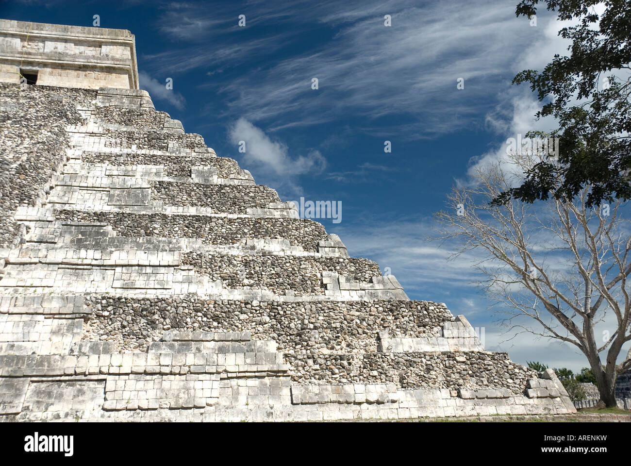 El Castillo Pyramid of Kukulcan Chichen Itza Toltec Maya Ruins Yucatan ...
