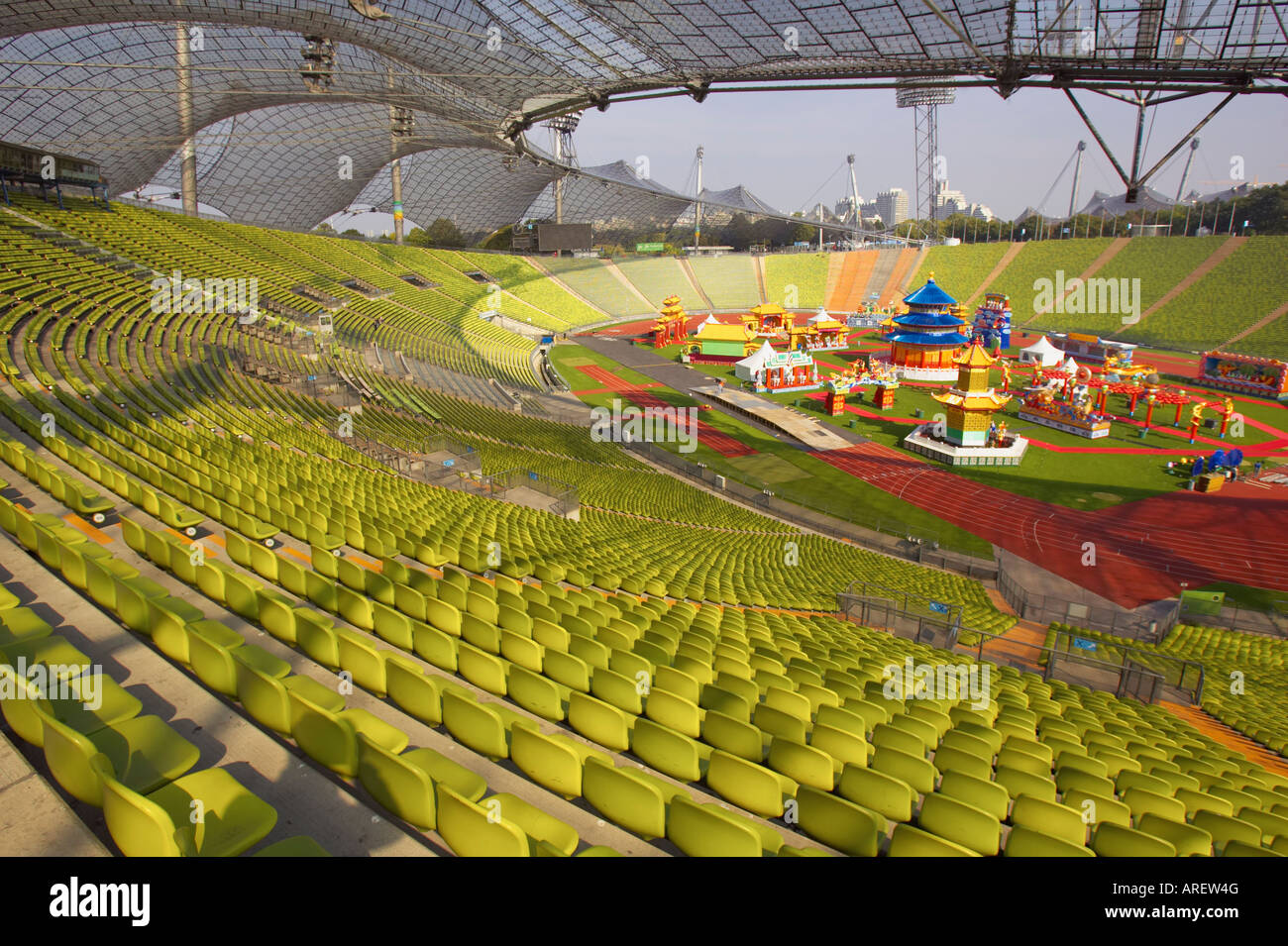 Olympic Stadium Munich Germany Stock Photo - Alamy