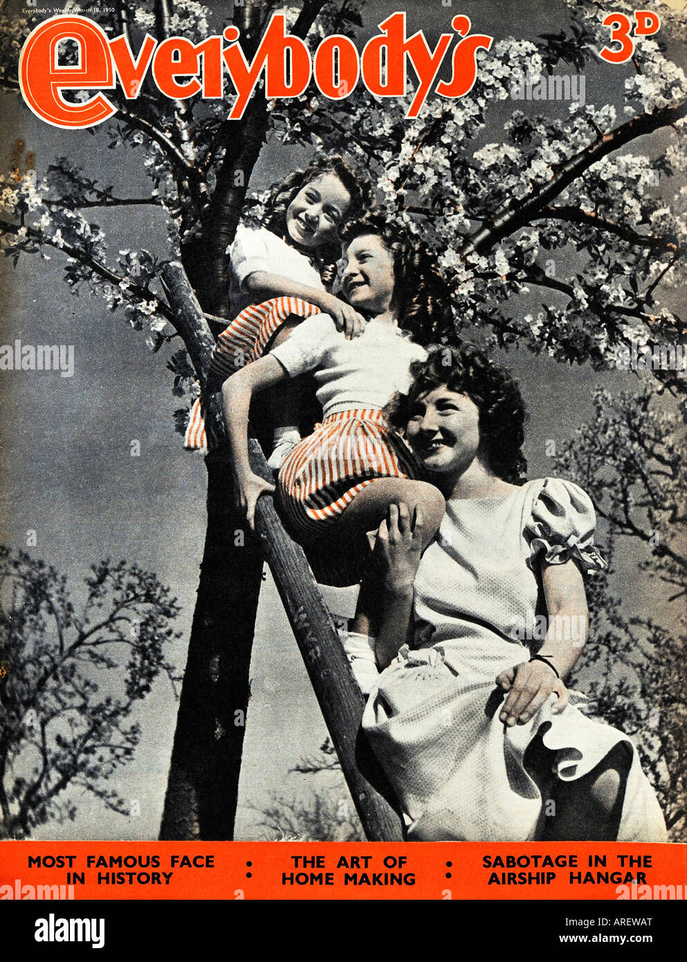 1950s Everybody's Magazine March 18 1950 FOR EDITORIAL USE ONLY Stock ...