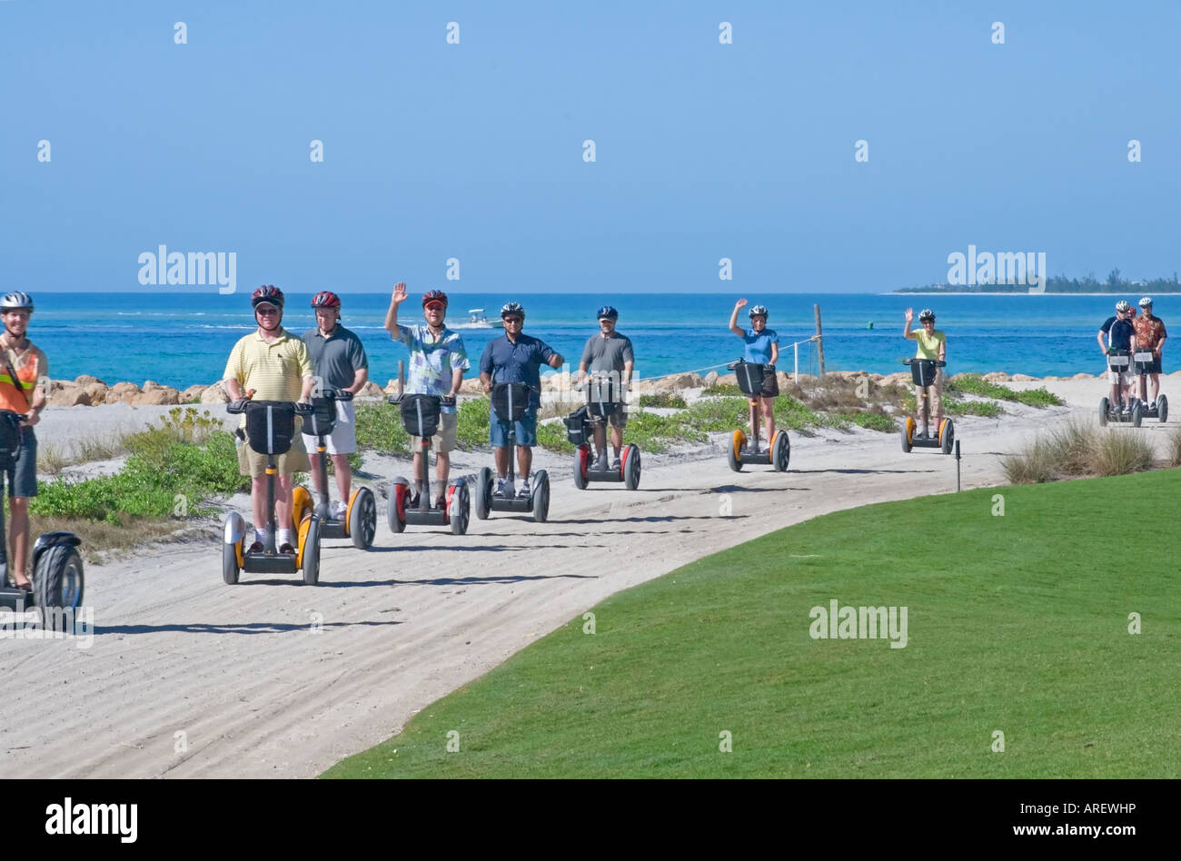 Segway tour beach hi-res stock photography and images - Alamy