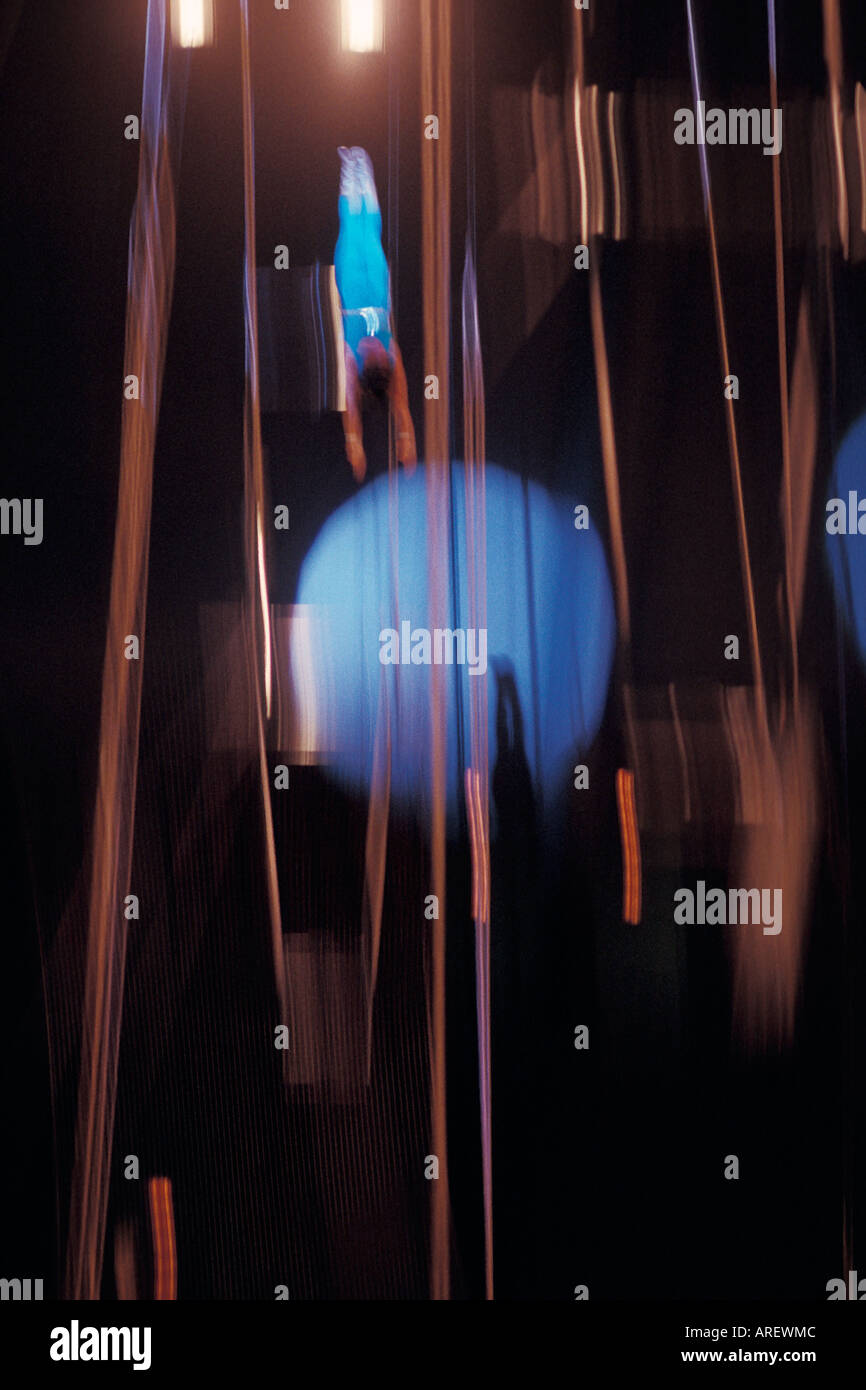 circus abstract motion trapeze Stock Photo - Alamy